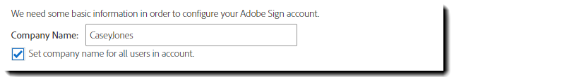 Quick Setup Guide Adobe Sign